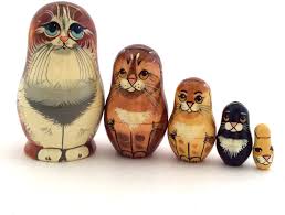Russian Cat Nesting Dolls – Clayton's Toys